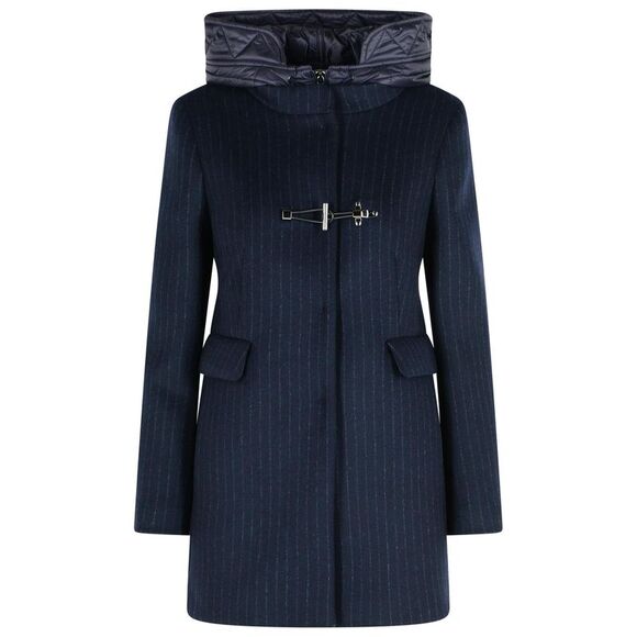 Fay | Jackets & Coats | Fay Navy Wool Blend Coat Women | Poshmark